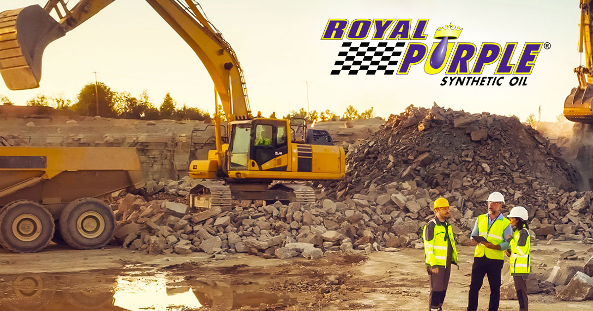 Superior Protection for Construction Machinery: Royal Purple Lubricants